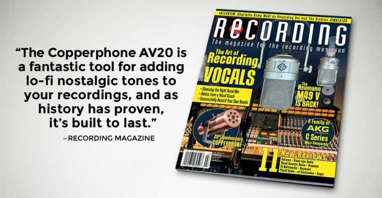 Placid Audio Custom Microphones | Home of the Original Copperphone ...